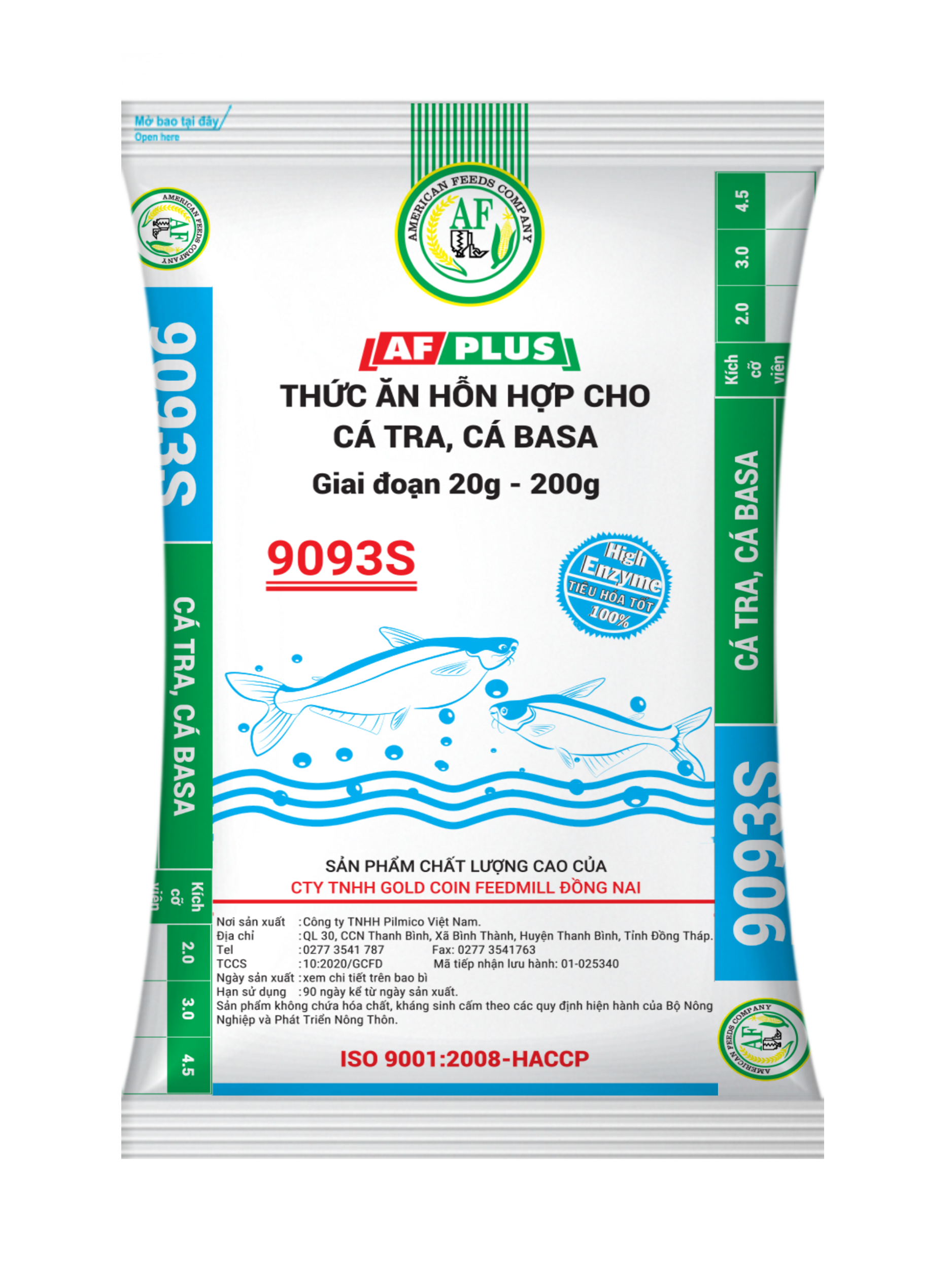 Cá Tra, Cá Basa từ 20g-200g - 9093S - Goldcoin Việt Nam